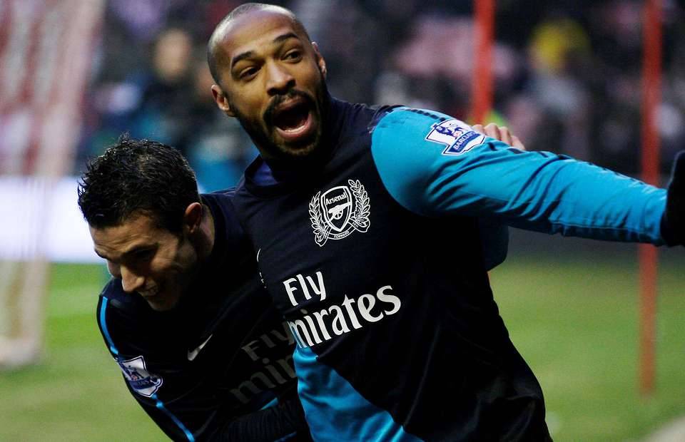 Arsenal strikers since 2000 ranked by their goal-per-game ratio (10th-1st)