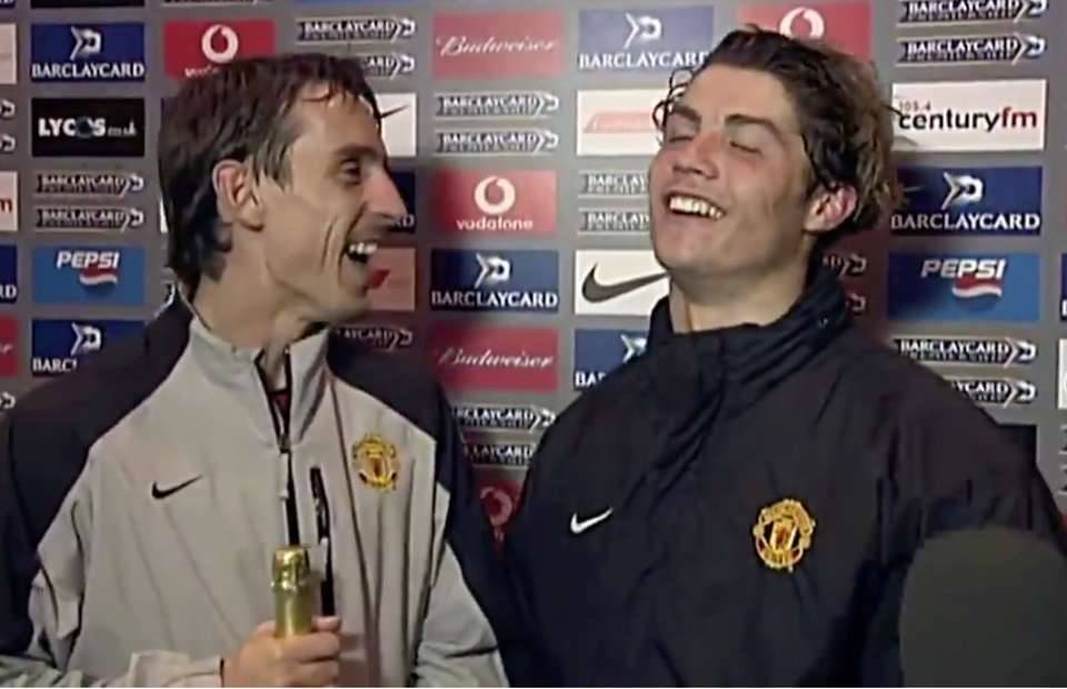 Cristiano Ronaldo’s first ever English interview at Manchester United ...