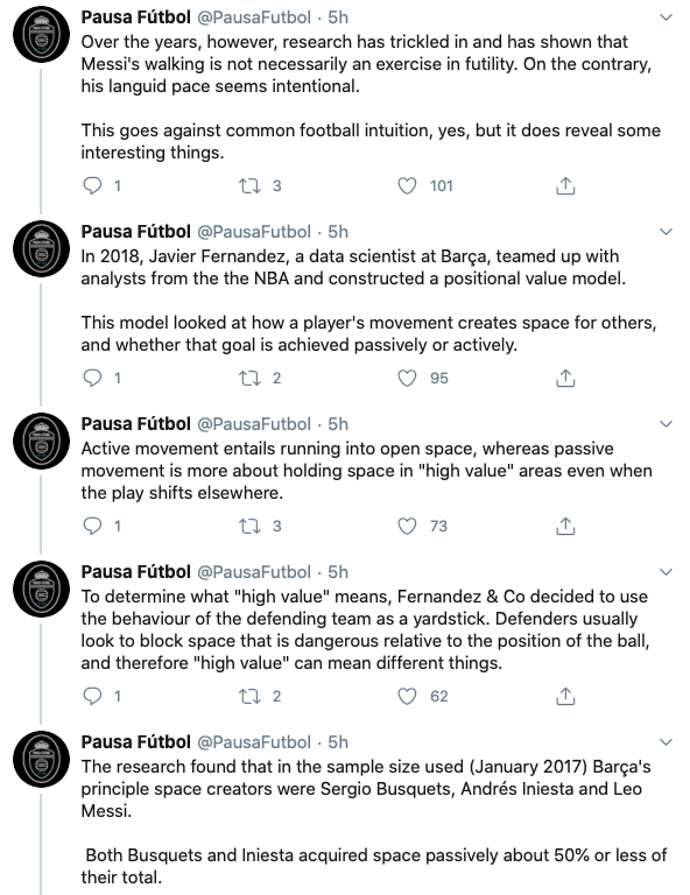 Lionel Messi: Twitter thread explains how Barcelona star's walking is ...