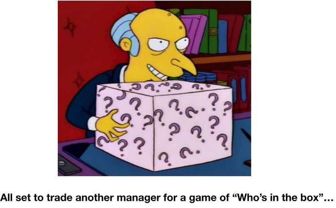 Twitter thread showing 'Premier League managers as Simpsons characters ...