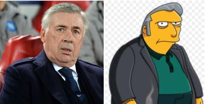 Twitter thread showing 'Premier League managers as Simpsons characters ...