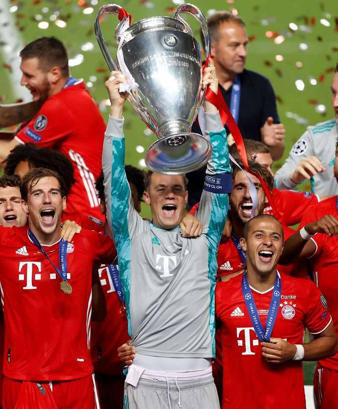 Bayern Munich players' body transformations before Champions League win ...