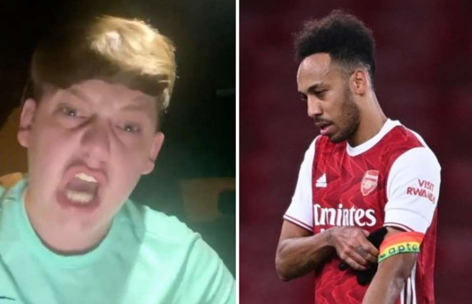 Arsenal fan close to tears in viral reaction to Premier League defeat ...
