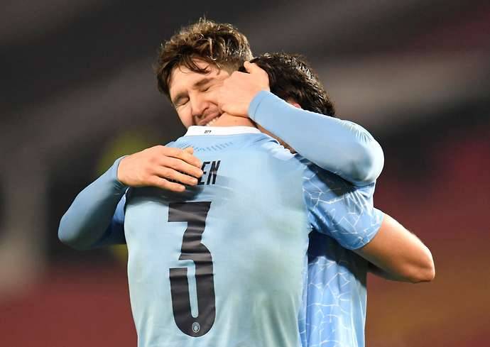 Man Utd 0-2 Man City: Video of Ruben Dias & John Stones' brilliant ...
