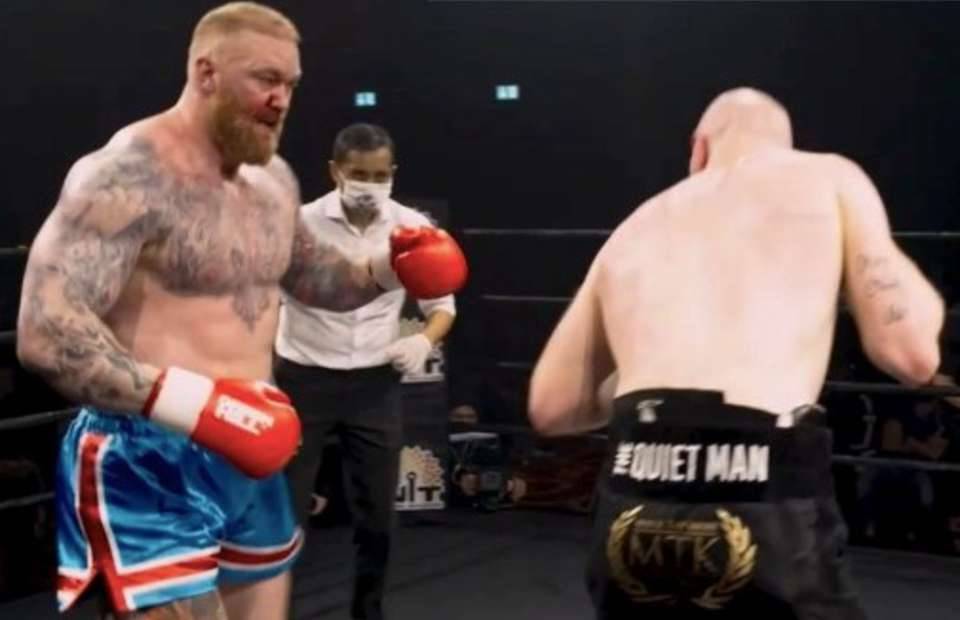 Boxing: Hafthor Bjornsson makes boxing debut ahead of fight with Eddie ...