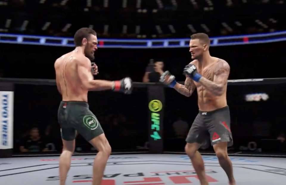 UFC 257: Conor McGregor vs Dustin Poirier simulation ends in massive KO