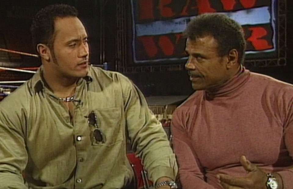 The Rock and Rocky Johnson's special interview after WrestleMania 13