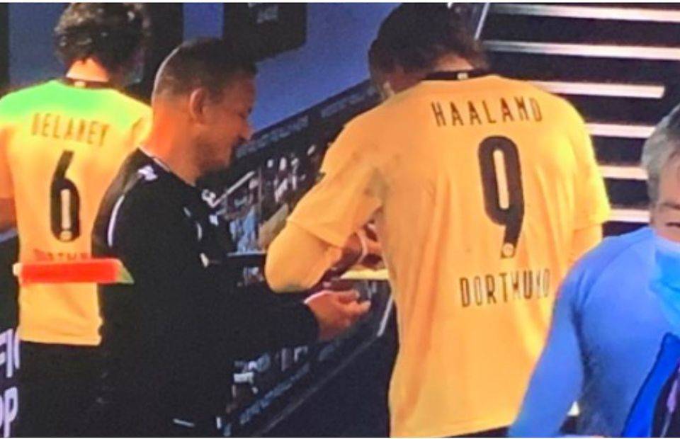 Erling Haaland: Linesman got Dortmund star's autograph to donate to ...