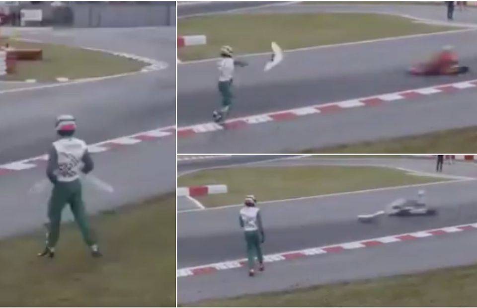 Luca Corberi banned for 15 years after throwing a bumper at Go-Karting ...