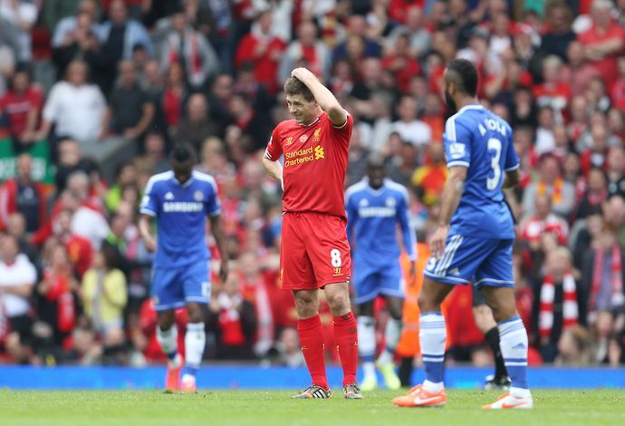 Steven Gerrard's slip for Liverpool vs Chelsea happened exactly seven ...