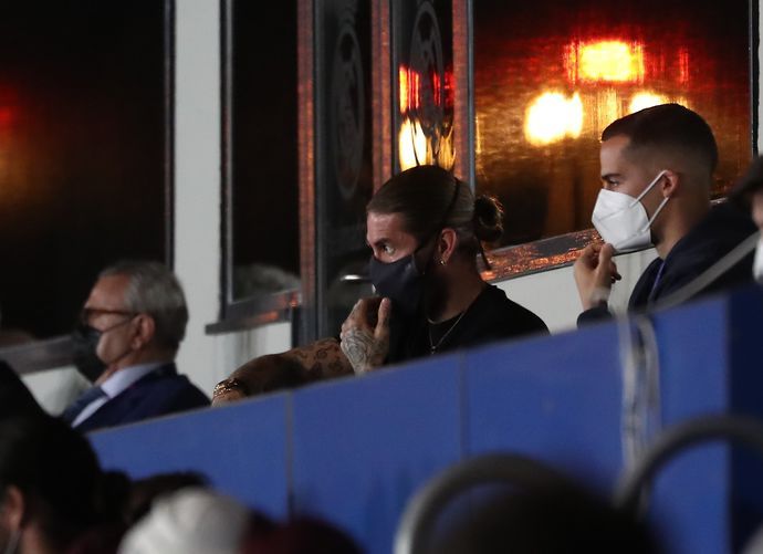 Real Madrid 1-1 Chelsea: Sergio Ramos' brilliant reaction when Raphael ...