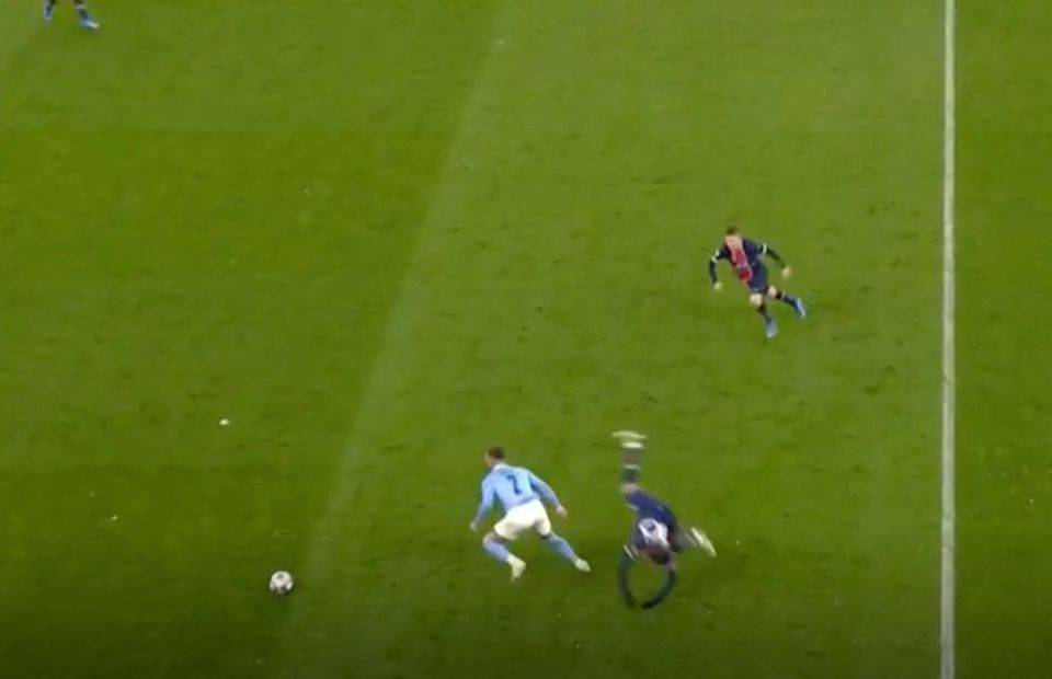 Man City vs PSG: The moment Kyle Walker sent Neymar and Marco Verratti ...