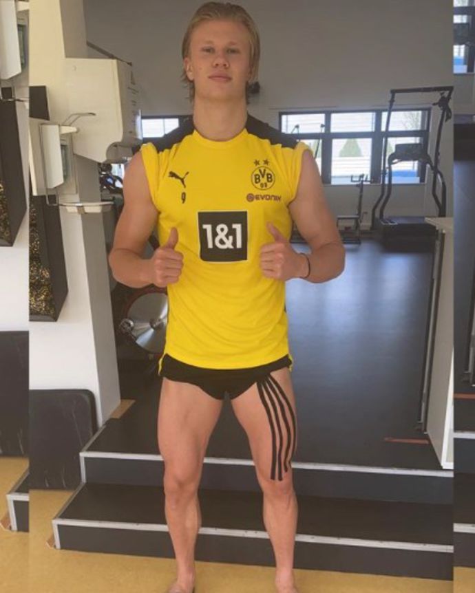 Erling Haaland has packed on some serious muscle since moving to ...