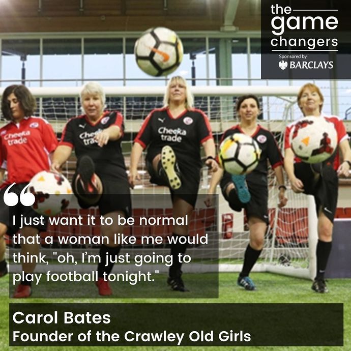 Carol Bates: Reviving football for the “missed generation” of women