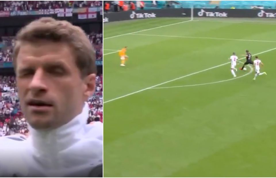 England 2-0 Germany: Thomas Muller’s miss looks worse after pre-game wink