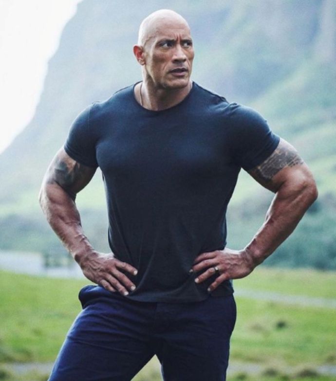 Dwayne 'The Rock' Johnson's back is looking ridiculous for Black Adam movie