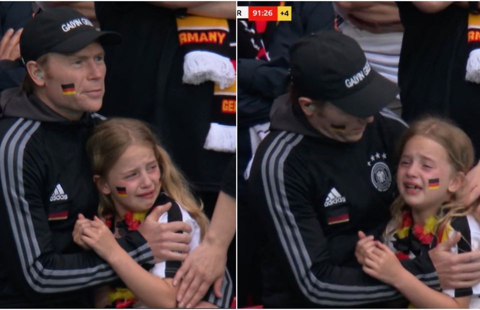 German girl who cried during England game at Euro 2020 gives £36,000 to ...