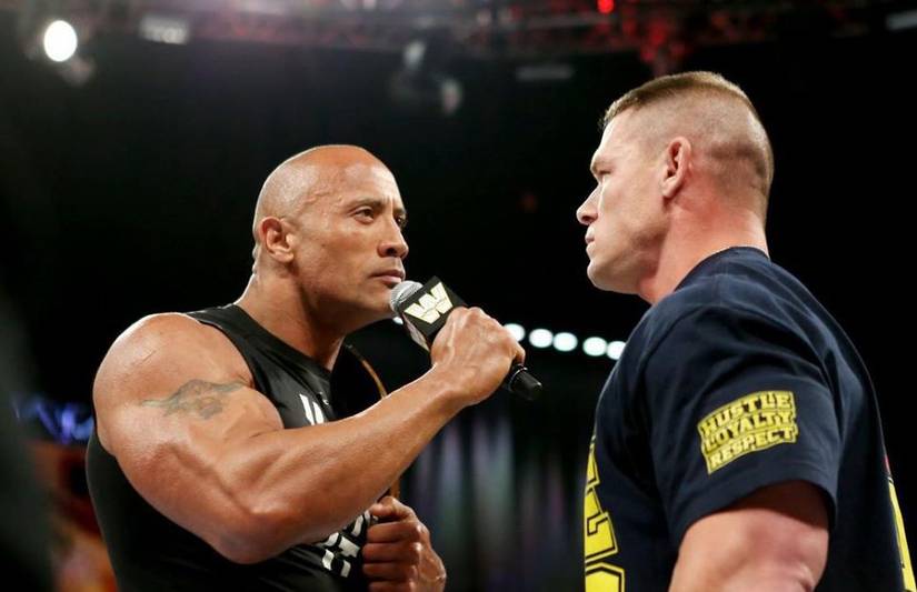 dwayne johnson wwe 2010