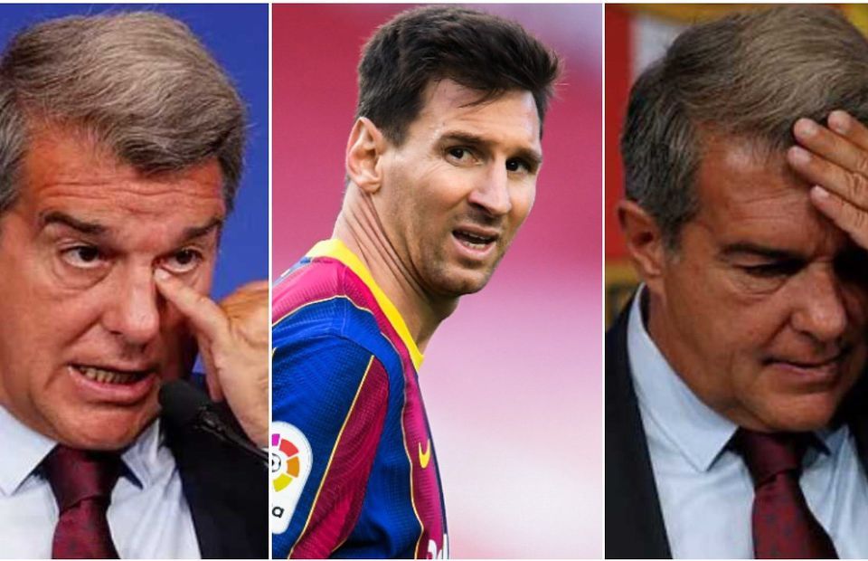 Lionel Messi leaves Barcelona: Joan Laporta's body language analysed by ...