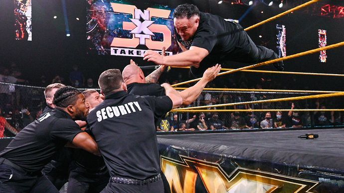 Wwe Nxt Results Samoa Joe And Karrion Kross Brawl Ahead Of Takeover 36