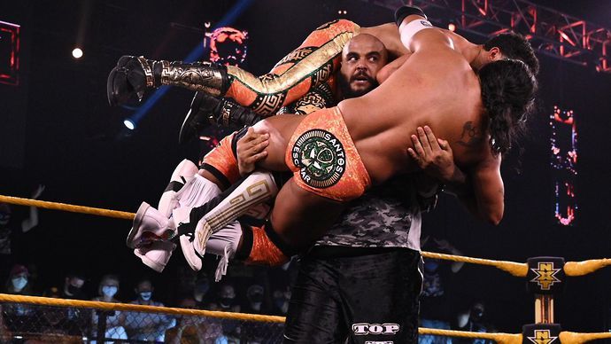WWE NXT results: Legado del Fantasma gain new member as Samoa Joe ...