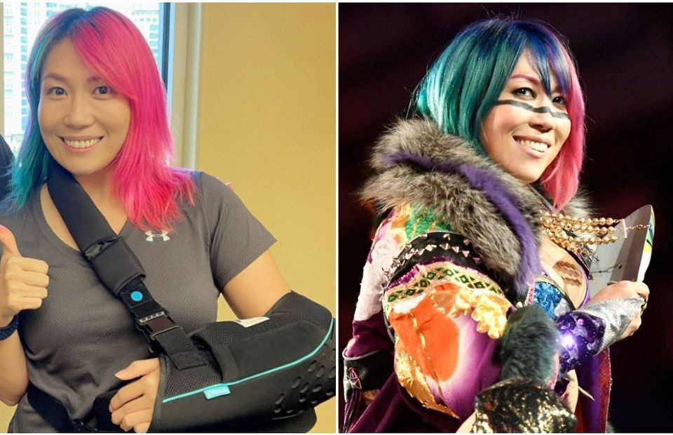 WWE: Asuka seemingly injured as Raw star is spotted in arm brace