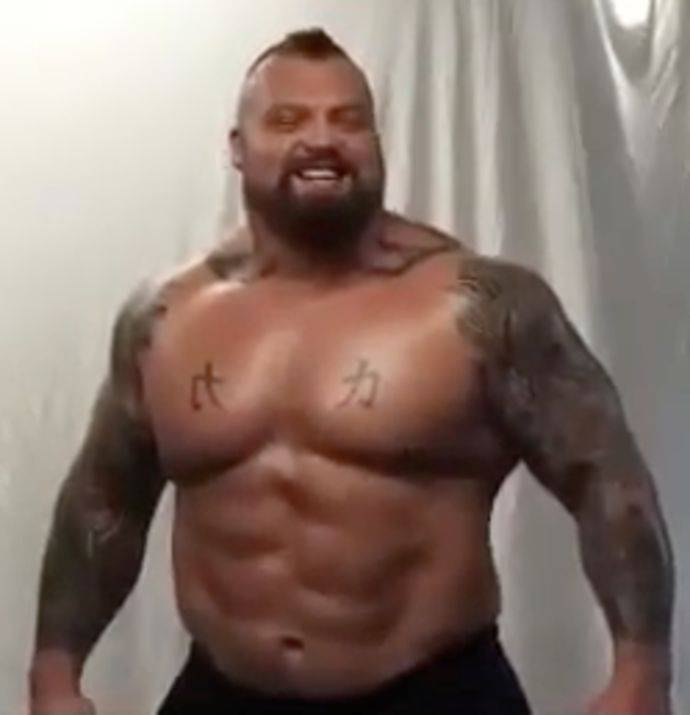Eddie Hall's body transformation continues after he loses six stone