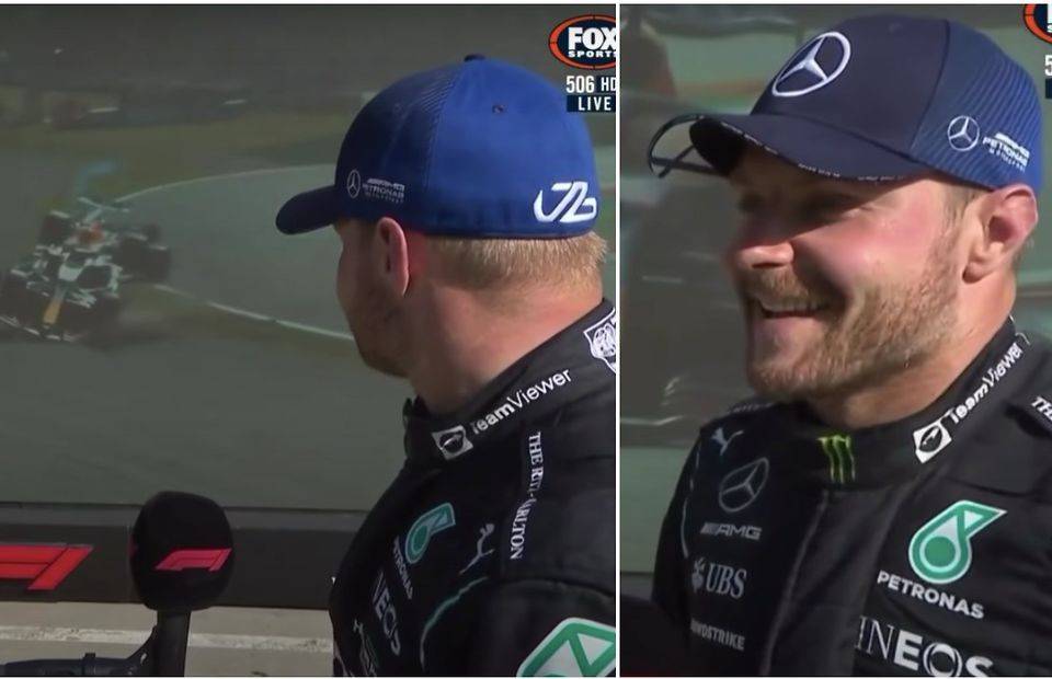 Lewis Hamilton & Max Verstappen Italian GP crash: Valtteri Bottas' live ...