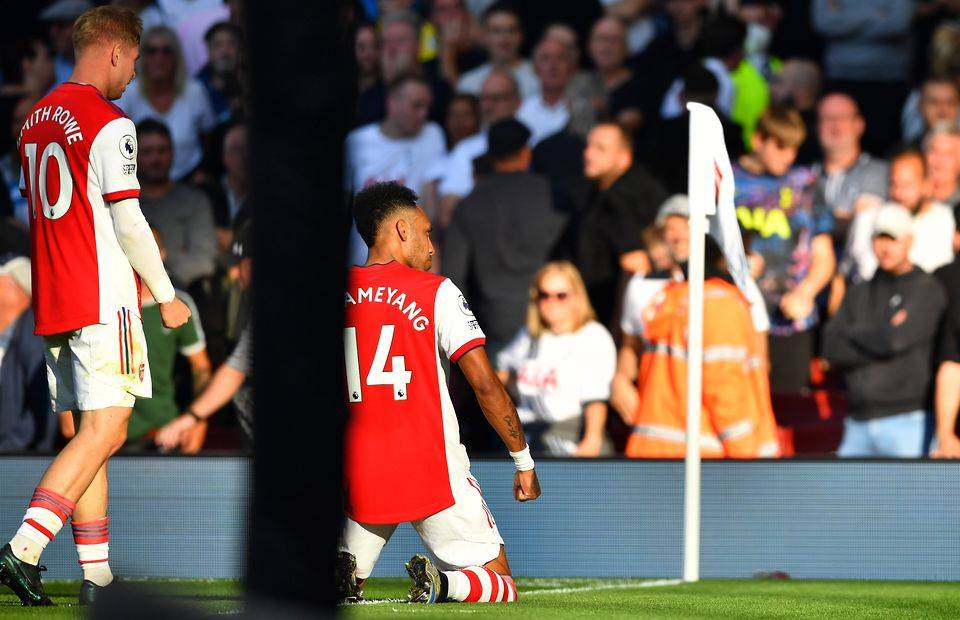 Arsenal vs Tottenham: Fans think Pierre-Emerick Aubameyang copied ...