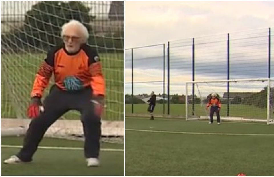 Britain's oldest footballer: Meet Alan Camsell, 88, a goalkeeper who ...