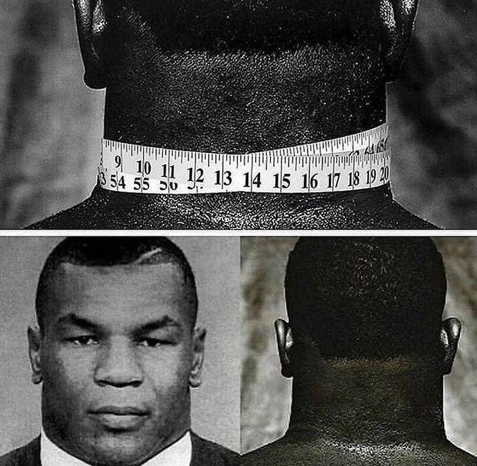 Mike Tyson's neck when he was just 18 years old was absolutely humungous