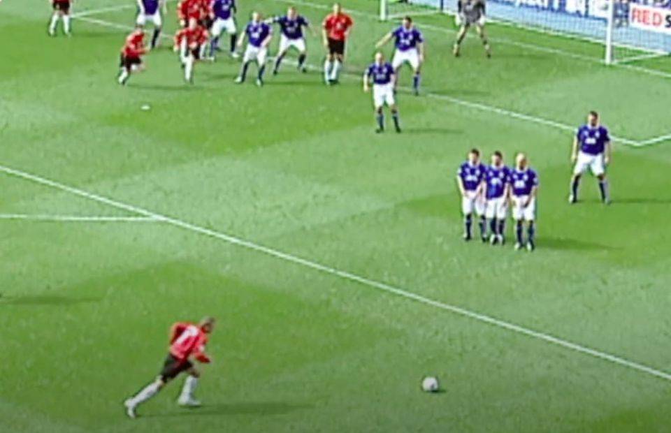 David Beckham's last goal for Man Utd was an outrageous free-kick vs ...