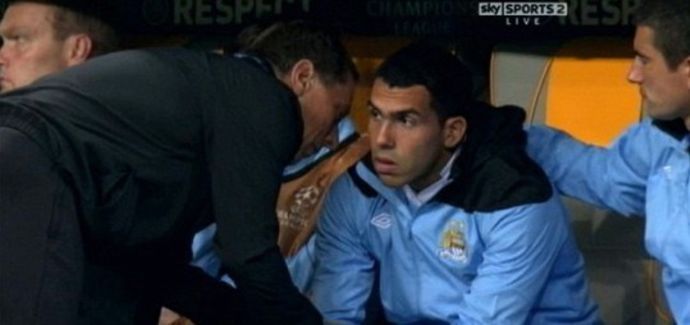 Man City: Carlos Tevez refusing to come on sparked furious reaction ...
