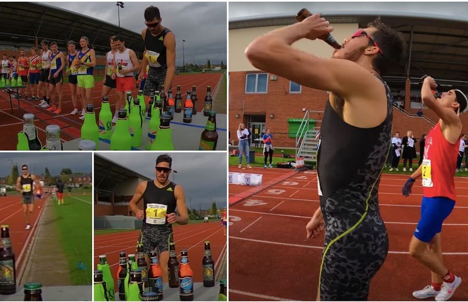 Corey Bellemore breaks world record at Beer Mile World Classic 2021