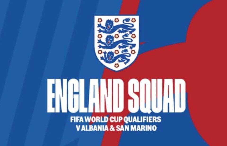 England Squad Announced: Full Squad for November World Cup Qualifiers