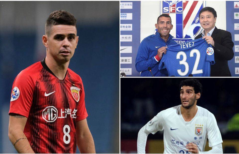 Tevez, Oscar, Fellaini, Hulk: The 10 highest-paid players in Chinese ...