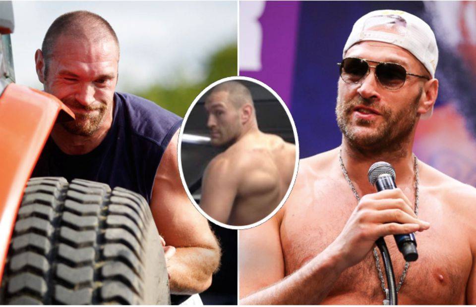 Tyson Fury's back muscles back in 2012 were an actual joke