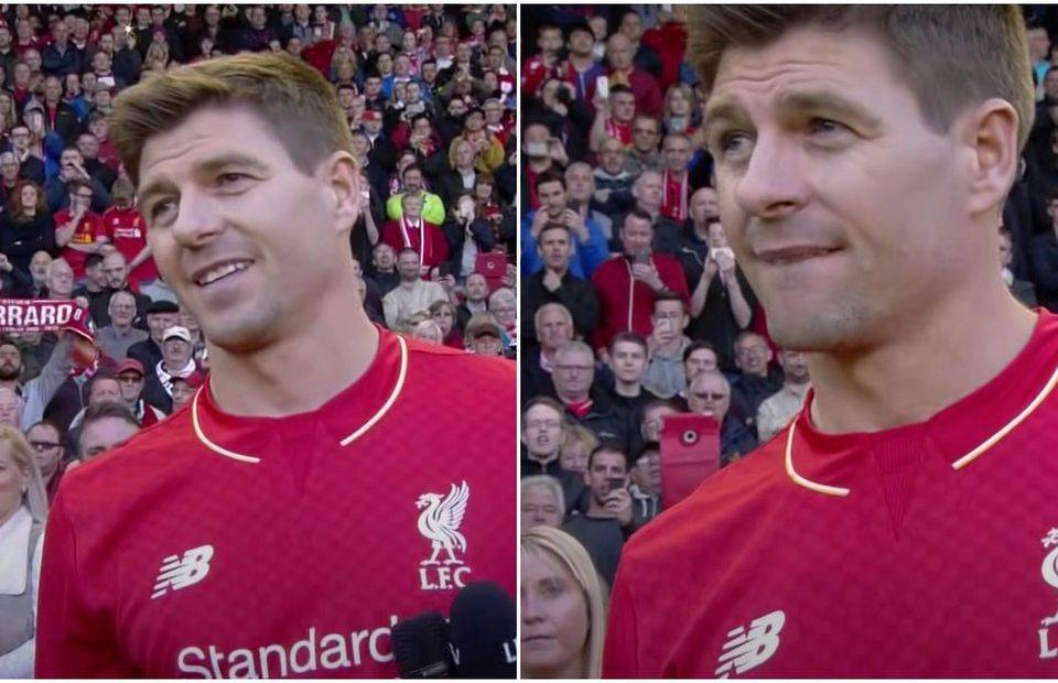 Steven Gerrard: Liverpool legend gave an emotional farewell speech in ...