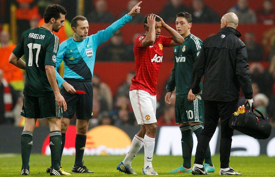 Nani red card: Roy Keane took on Gareth Southgate after Man Utd 1-2 ...