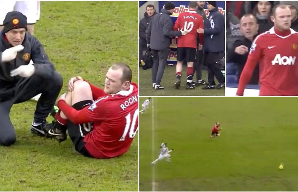 Wayne Rooney: When Man Utd legend returned to pitch after being injured ...
