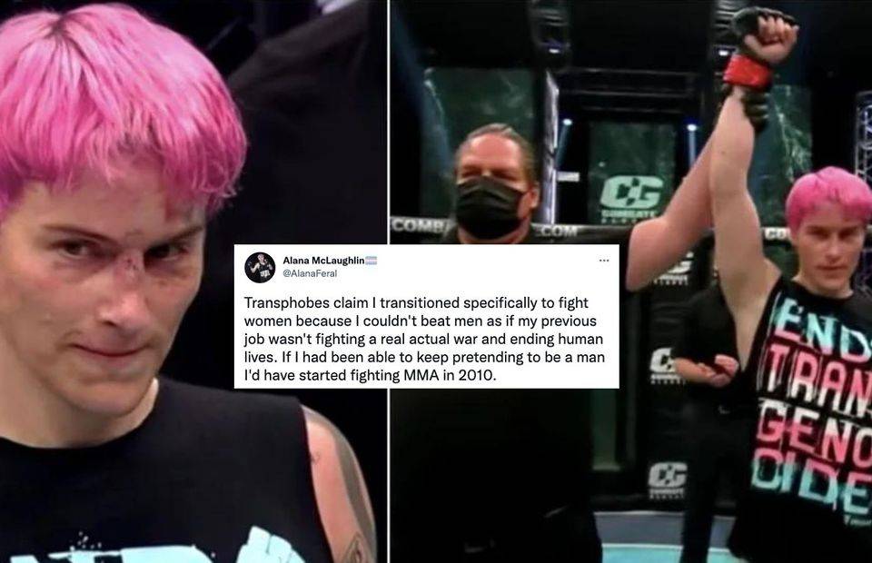 Transgender MMA fighter slams ‘transphobes’ & says a ‘d**k’ doesn’t ...