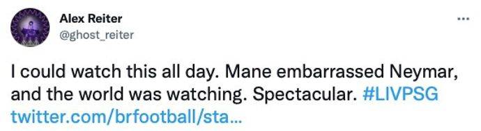 Sadio Mane vs Neymar: Liverpool star embarrassed PSG winger with superb ...