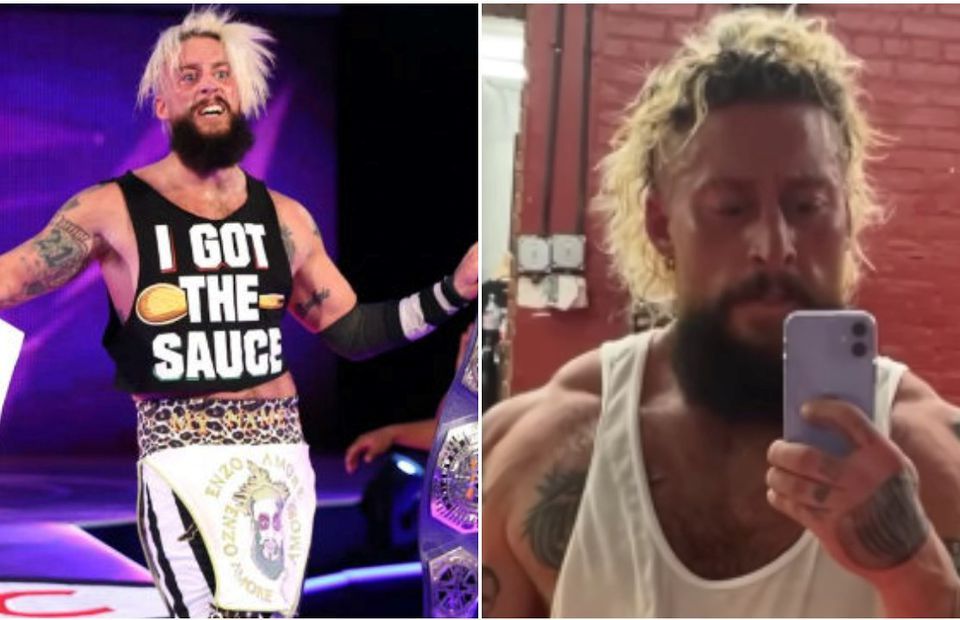 Enzo Amore looks completely different now to his WWE days after packing ...