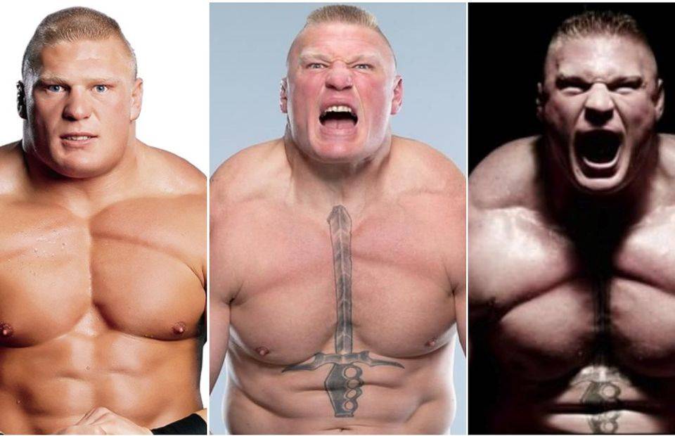Brock Lesnar has been so stacked throughout WWE & UFC career his chest ...