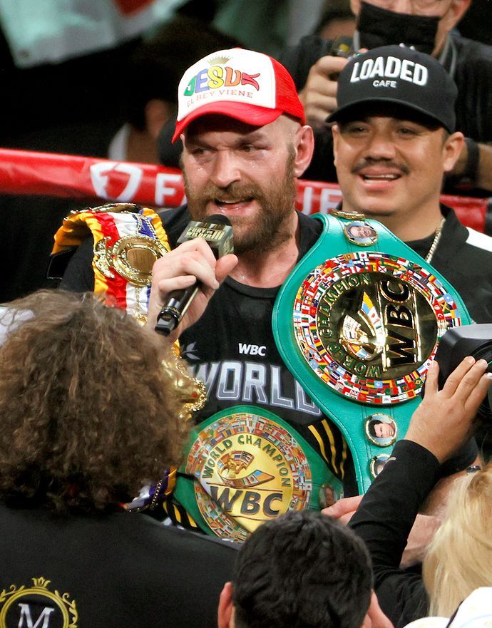 Fury vs Ngannou: Footage of Mike Tyson giving UFC star tips on how to ...