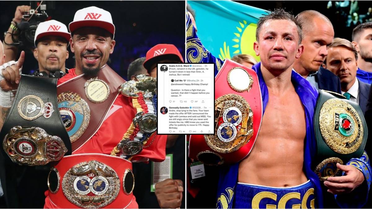 Andre Ward & Gennady Golovkin get caught up in Twitter war-of-words