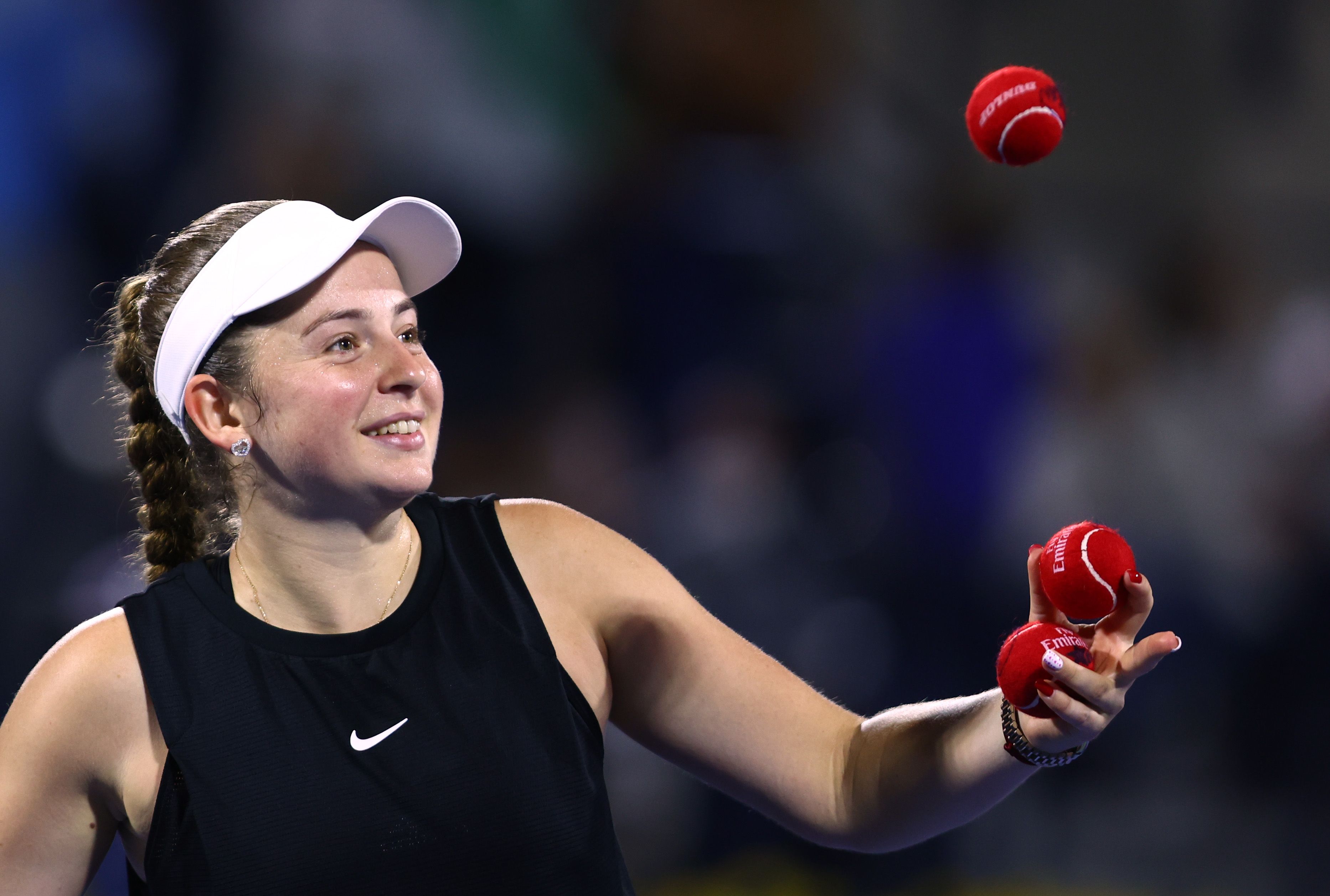 Jelena Ostapenko stuns four Grand Slam champions to win in Dubai