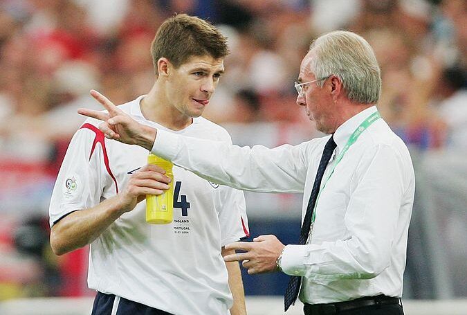 Steven Gerrard's reaction to Walcott making 2006 World Cup squad