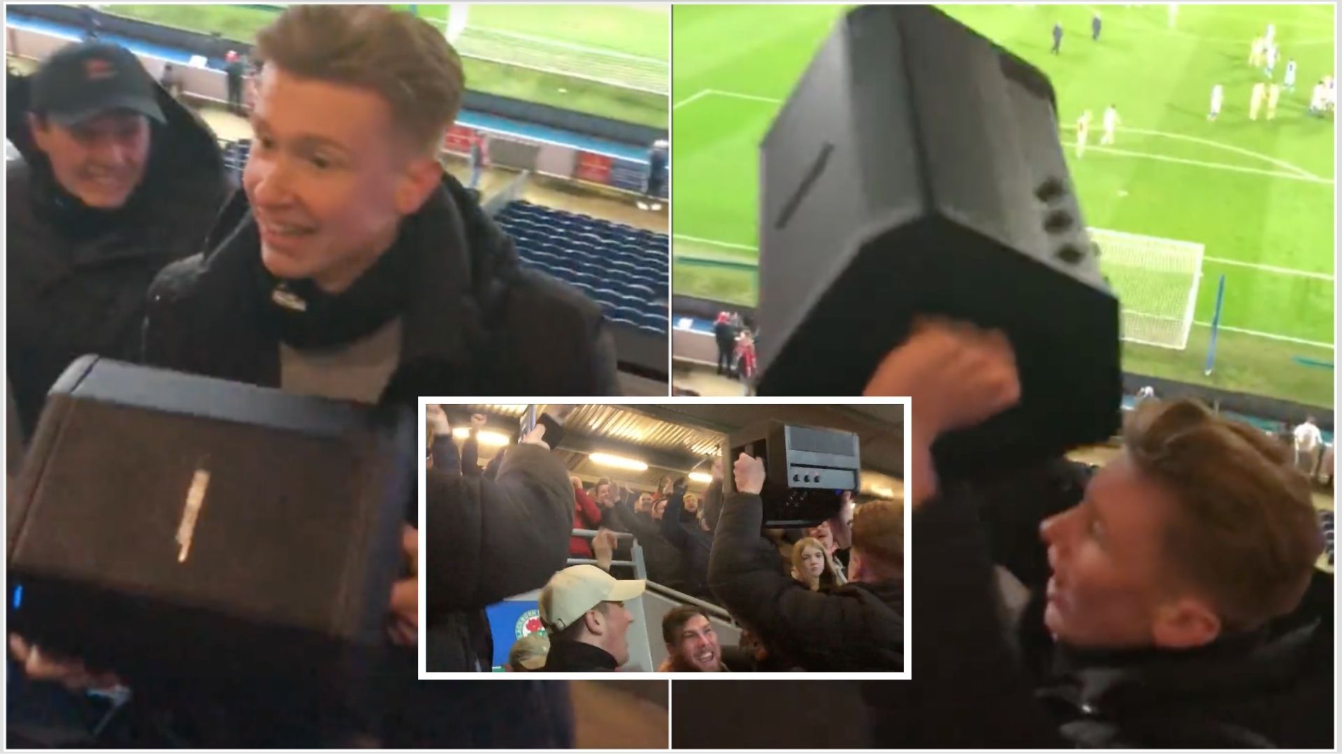 Forest fans sneak speaker into away end and dance to Depeche Mode