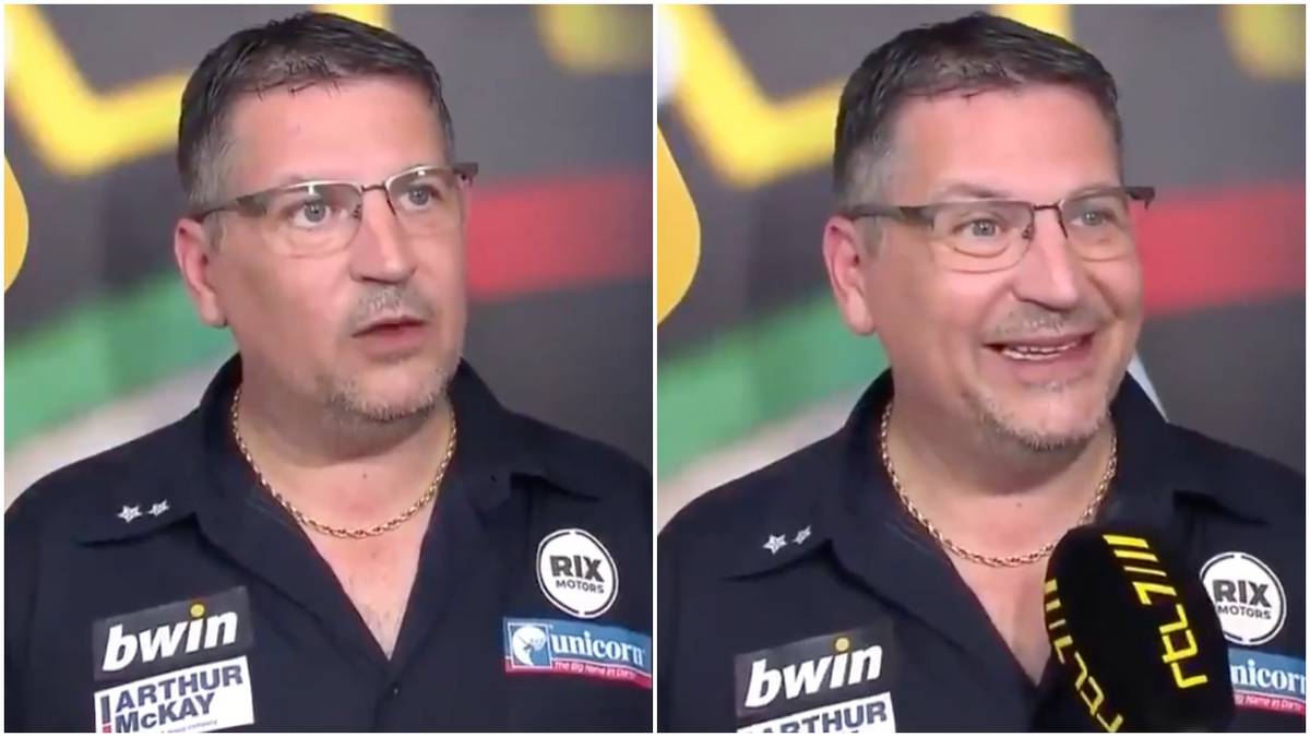 Gary Anderson's iconic darts interview after being accused of farting ...